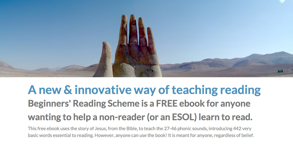 Beginners' Reading Scheme - A new and innovative way of teaching reading
